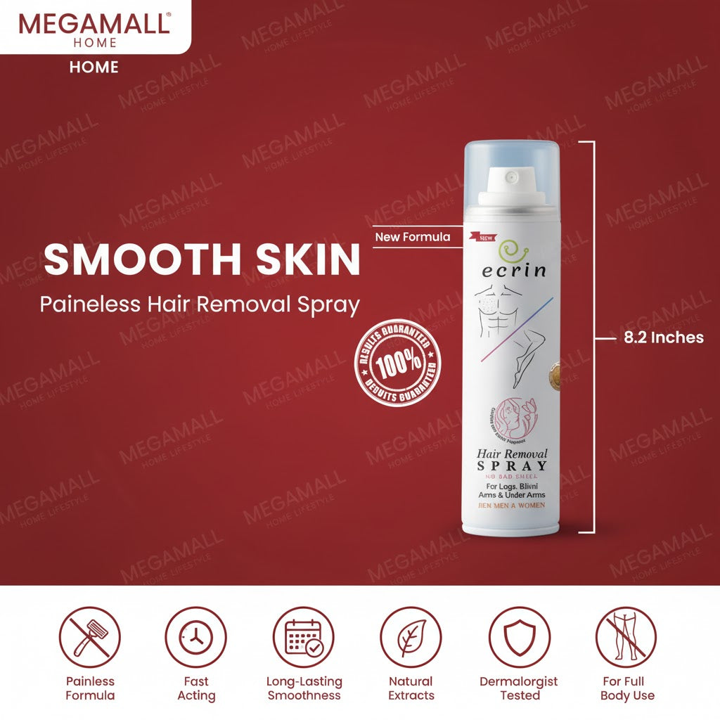 New Ecrin Hair Removal Foaming Spray – Mega Mall